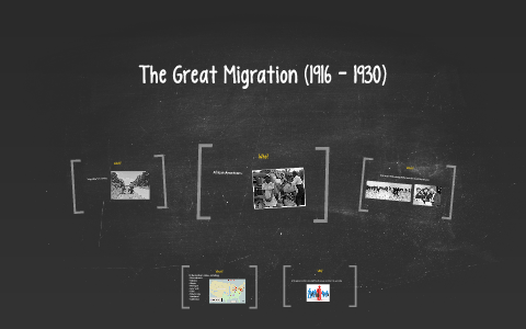The Great Migration (1916 - 1930) by Clair Williams on Prezi