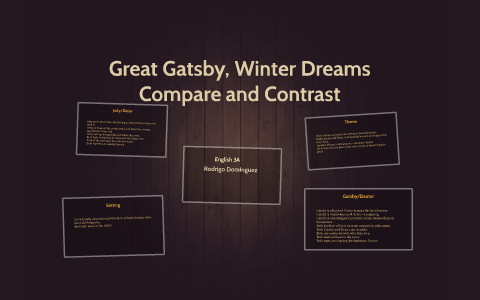 Great Gatsby, Winter Dreams by Janet Posada on Prezi