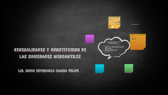 GENERalidades y constitucion de las sociedades mercantiles by MARIO ramirez solis on Prezi