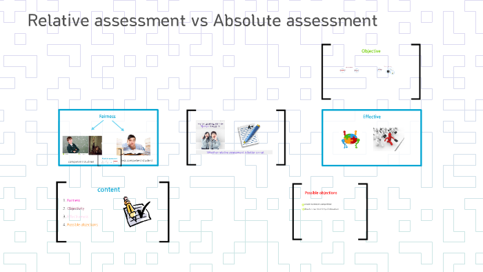 Relative assessment vs Absolute assessment by kyung ah oh on Prezi