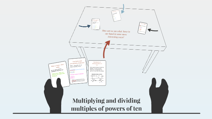 Multiplying and dividing multiples of powers of ten by daniel meadows