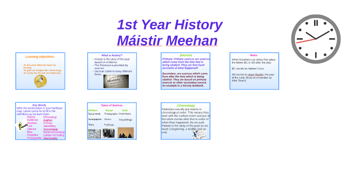 1st Year History by Francis Meehan on Prezi