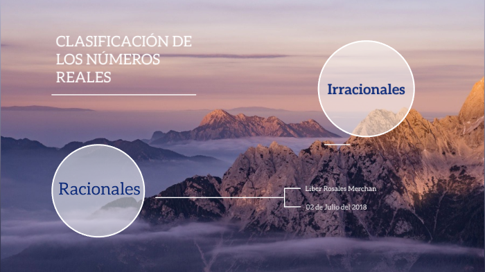 Clasificación de los números reales by Smely Rosales on Prezi