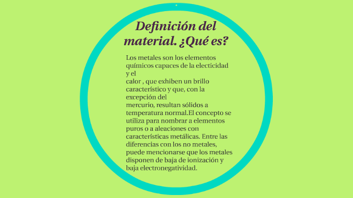 Definición del material. ¿Qué es? by domingo marin on Prezi