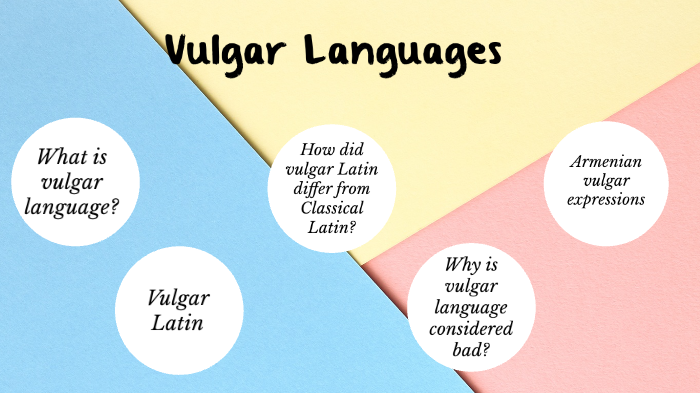 Vulgar Languages by Laura Tarverdyan on Prezi