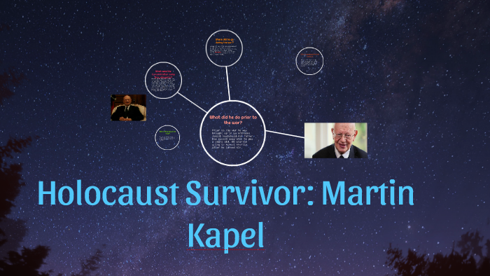Holocaust Survivor: Martin Kapel by mickayla salsman on Prezi