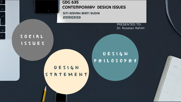 GDG635 CONTEMPORARY DESIGN ISSUES (PRESENTATION SLIDE) by Siti Aisyah ...