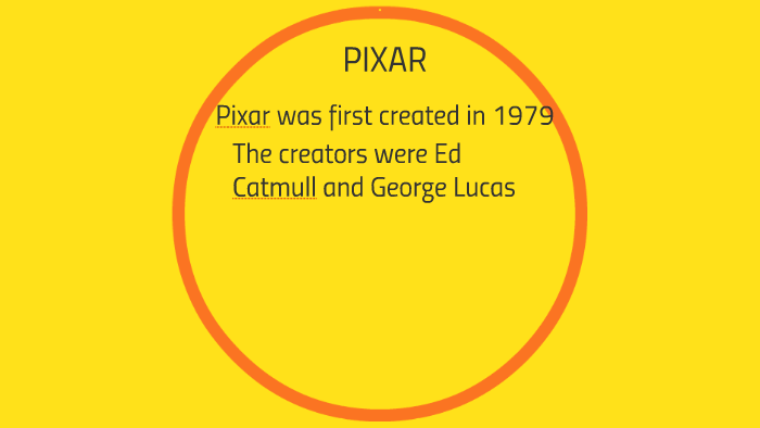 The history of Pixar by thomas demers on Prezi