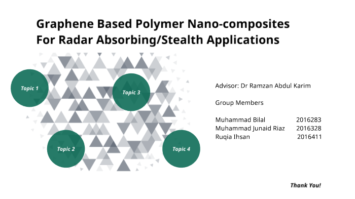 Graphene Based Polymer Nano-composites For Radar Absorbing/Stealth ...
