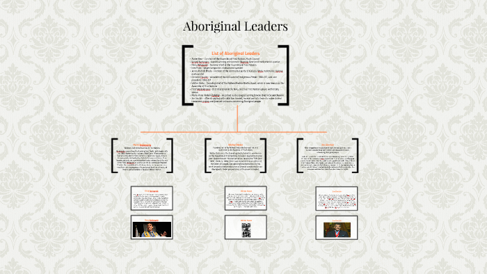 Aboriginal Leaders by Emily Bittman on Prezi