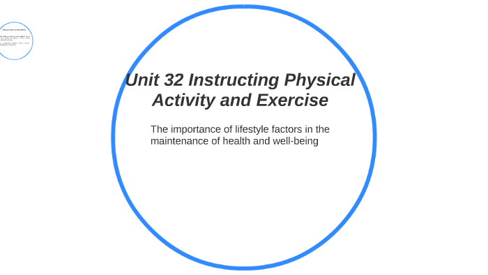 Unit 32 Instructing Physical Activity and Exercise by Philip Parkinson on Prezi
