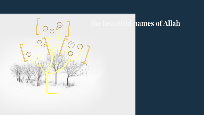 the beautiful names of Allah by atheer huussin on Prezi