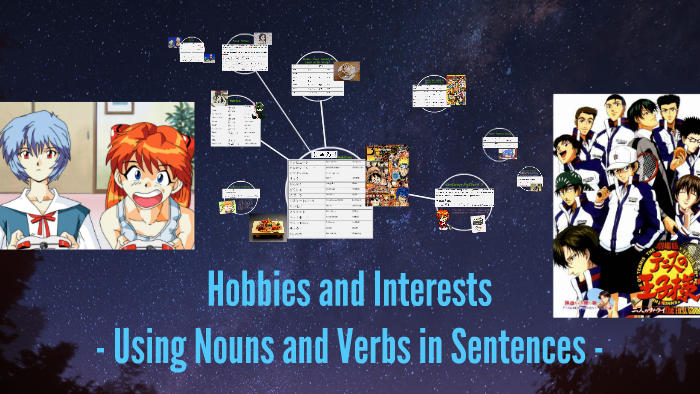 Hobbies and Interests - Using Nouns and Verbs in a Sentence by Josh ...