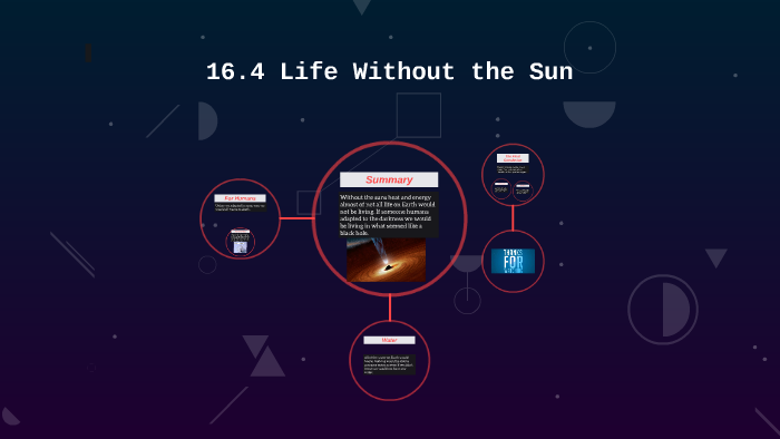 16.4 Life Without the Sun by Clint McNeill on Prezi