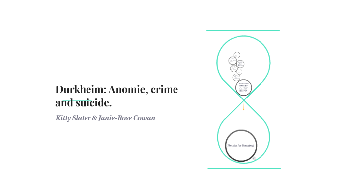 Durkheim: Anomie, crime and suicide. by Kitty Slater on Prezi
