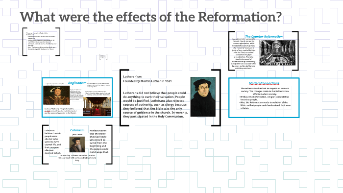 What were the effects of the Reformation? by Tory Williams on Prezi