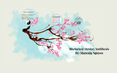 Rhetorical Device: Antithesis by on Prezi