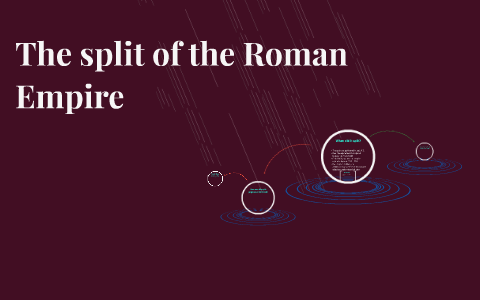 The split of the Roman Empire by lauren gulick on Prezi