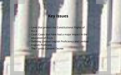 Legal Rights of English Language Learners (ELL's) in the United States ...