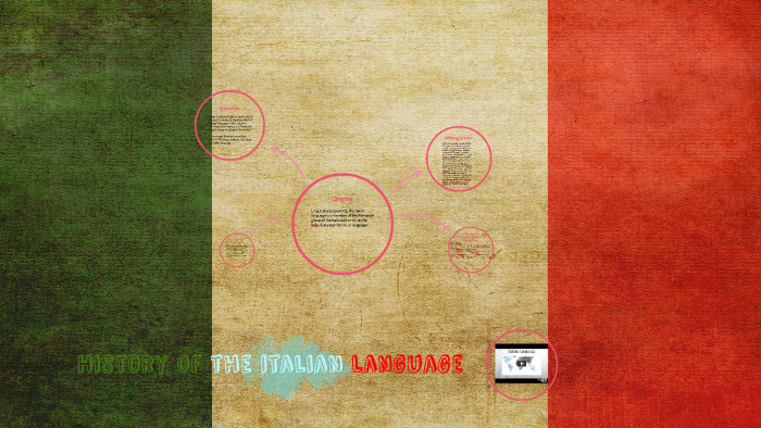 History of the italian language by Victor Romero on Prezi