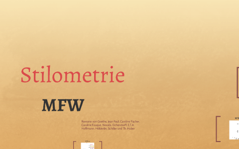 Stilometrie by Silvia Gutierrez