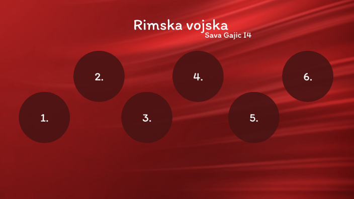 Rimska vojska by Sava Gajić on Prezi