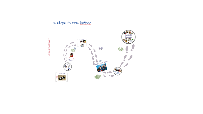 10 Steps to Mrs. DeVore by Debbie DeVore on Prezi
