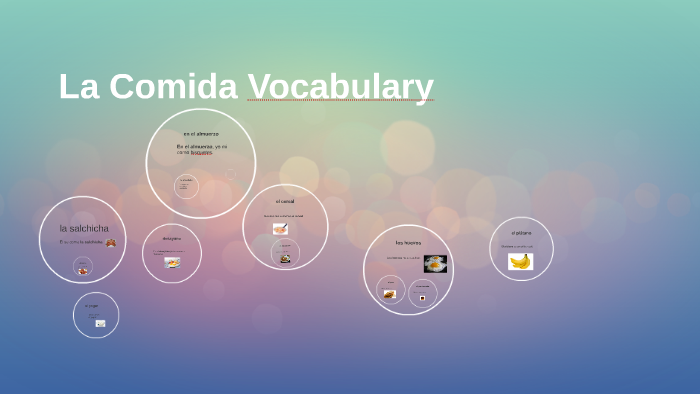 La Comida Vocabulary by Jamie Lopez on Prezi