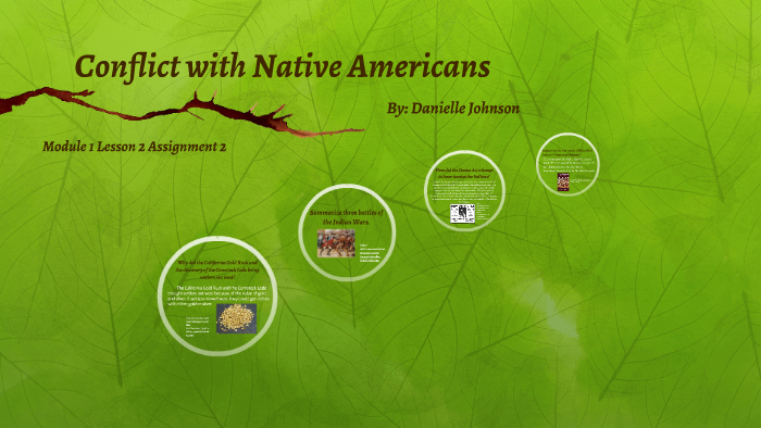 Conflict with Native Americans by Danielle Johnson