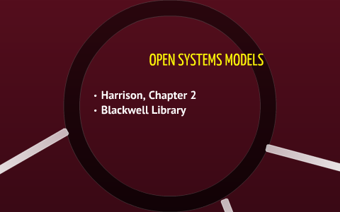 Open Systems Models by Amy Jones on Prezi