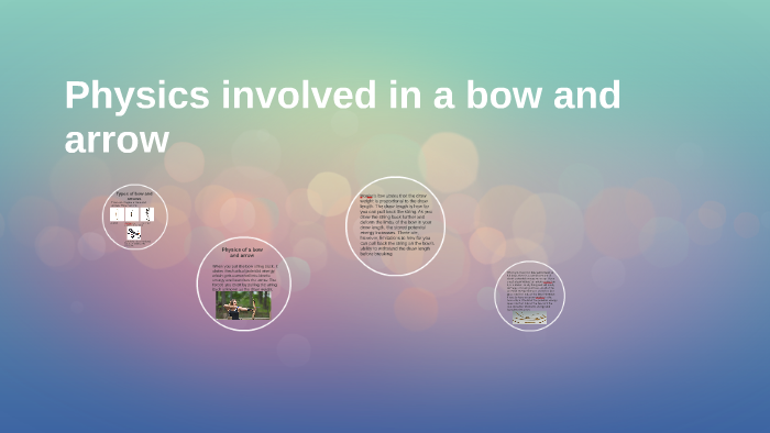 Physics involved in a bow and arrow by Julia Proctor on Prezi