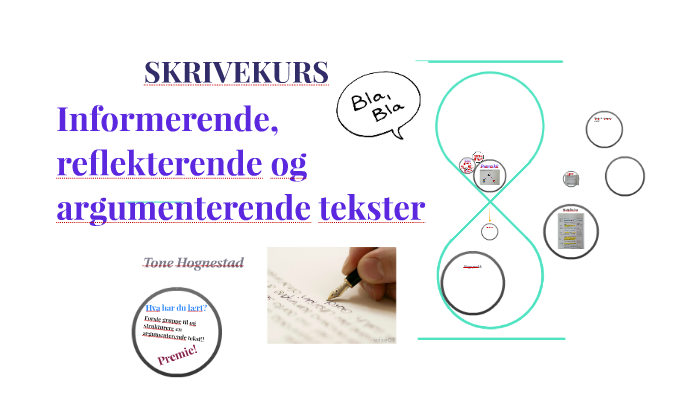 Informerende, reflekterende og argumenterende tekster by Tone Hognestad on Prezi