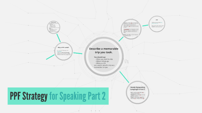 PPF Strategy for Ielts Speaking Part 2 by on Prezi