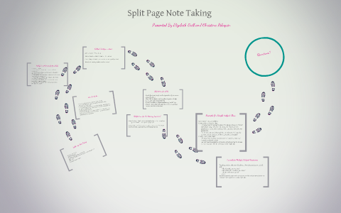 Split Page Note Taking by Elizabeth Grill on Prezi
