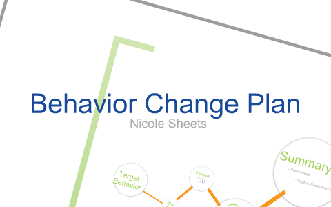 Behavior Change Plan by Nicole Sheets on Prezi