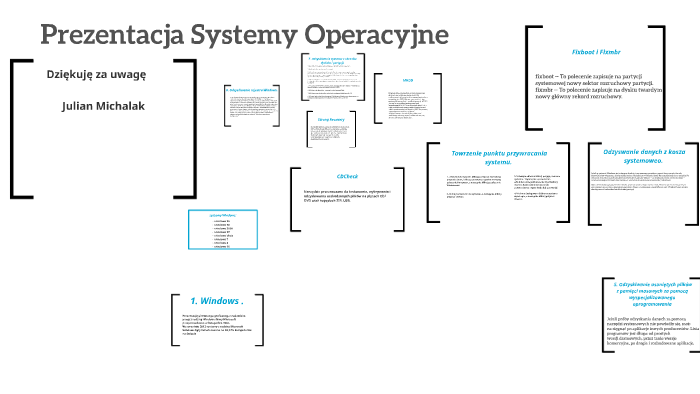 Prezentacja Systemy operacyjne by julian julian on Prezi