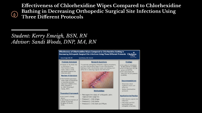 Effectiveness of Chlorhexidine Wipes Compared to Chlorhexidine Bathing ...
