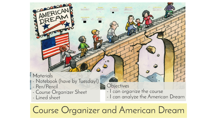Day 2: Course Organizer and American Dream by Tara Storm on Prezi