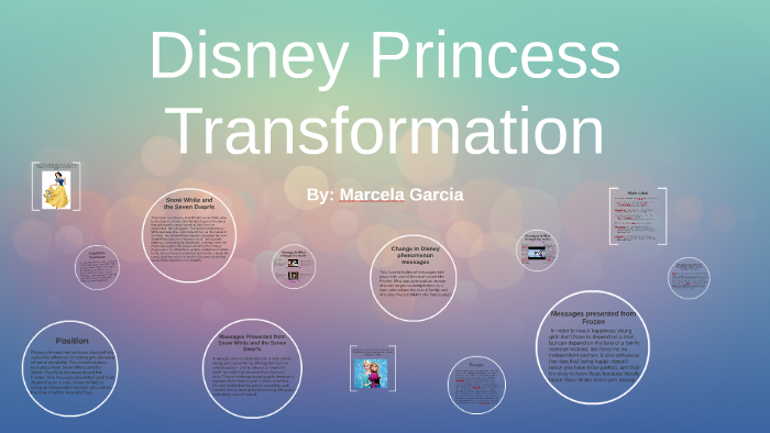 Disney Princess Transformation by Marcela Garcia