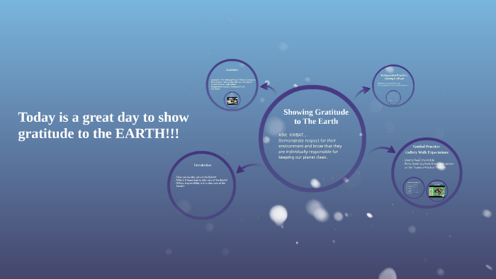 Showing Gratitude to The Earth by JoAnn Payne on Prezi