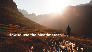 How to use the mentimeter! by Tlr J on Prezi Design