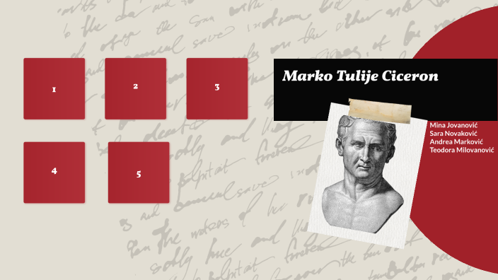 Марко Тулије Цицерон by Sara Novakovic on Prezi