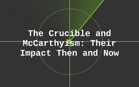 The Crucible and McCarthyism: their Impact Then and Now by Ali Oneil on ...