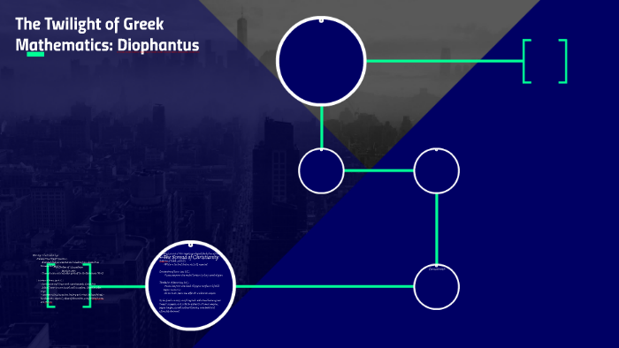 The Twilight of Greek Mathematics: Diophantus by Dallas Lebel on Prezi