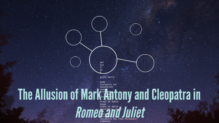 The Allusion of Mark Antony and Cleopatra in by Erica Weir on Prezi