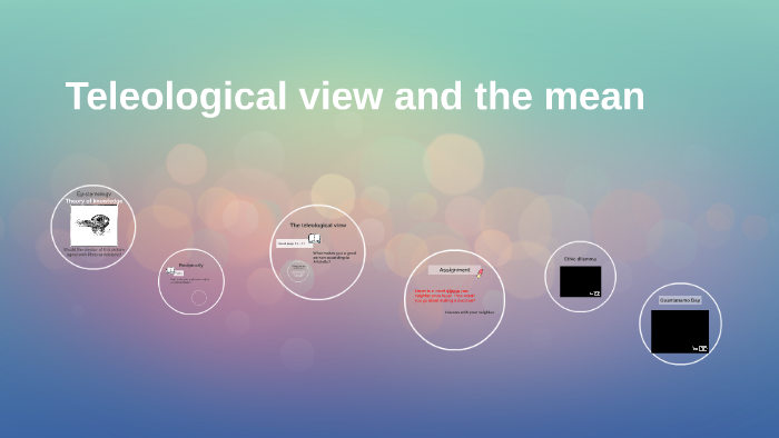 4 - Teleological view by SLW on Prezi