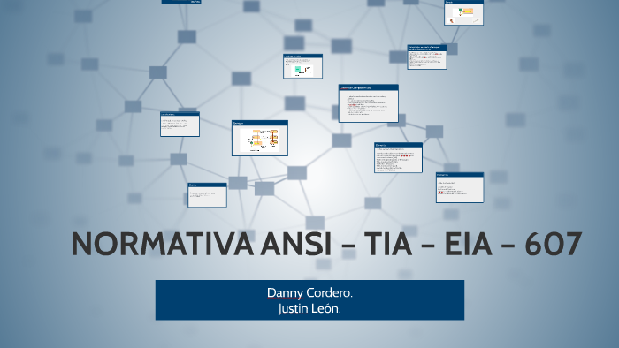 NORMATIVA ANSI – TIA – EIA – 607 by Danny Cordero on Prezi