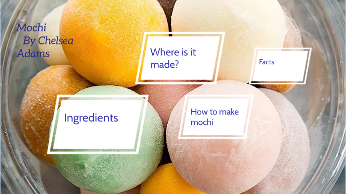 Mochi presentation by Chelsea Adams on Prezi