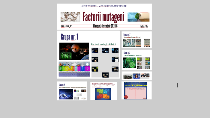 factorii mutageni by Daniela Placinta on Prezi