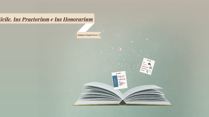 Ius Civile, Ius Praetorium e Ius Honorarium by Laura Ferreira on Prezi